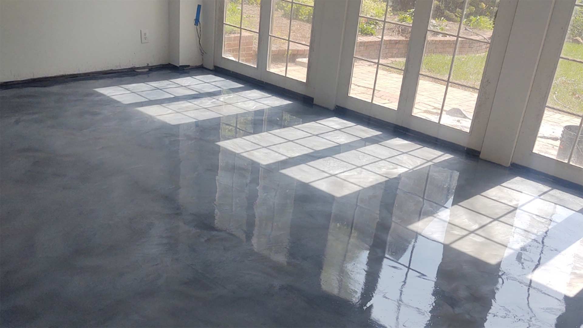 Metallic Flooring - Epoxy Flooring - Stained Metallic Concrete